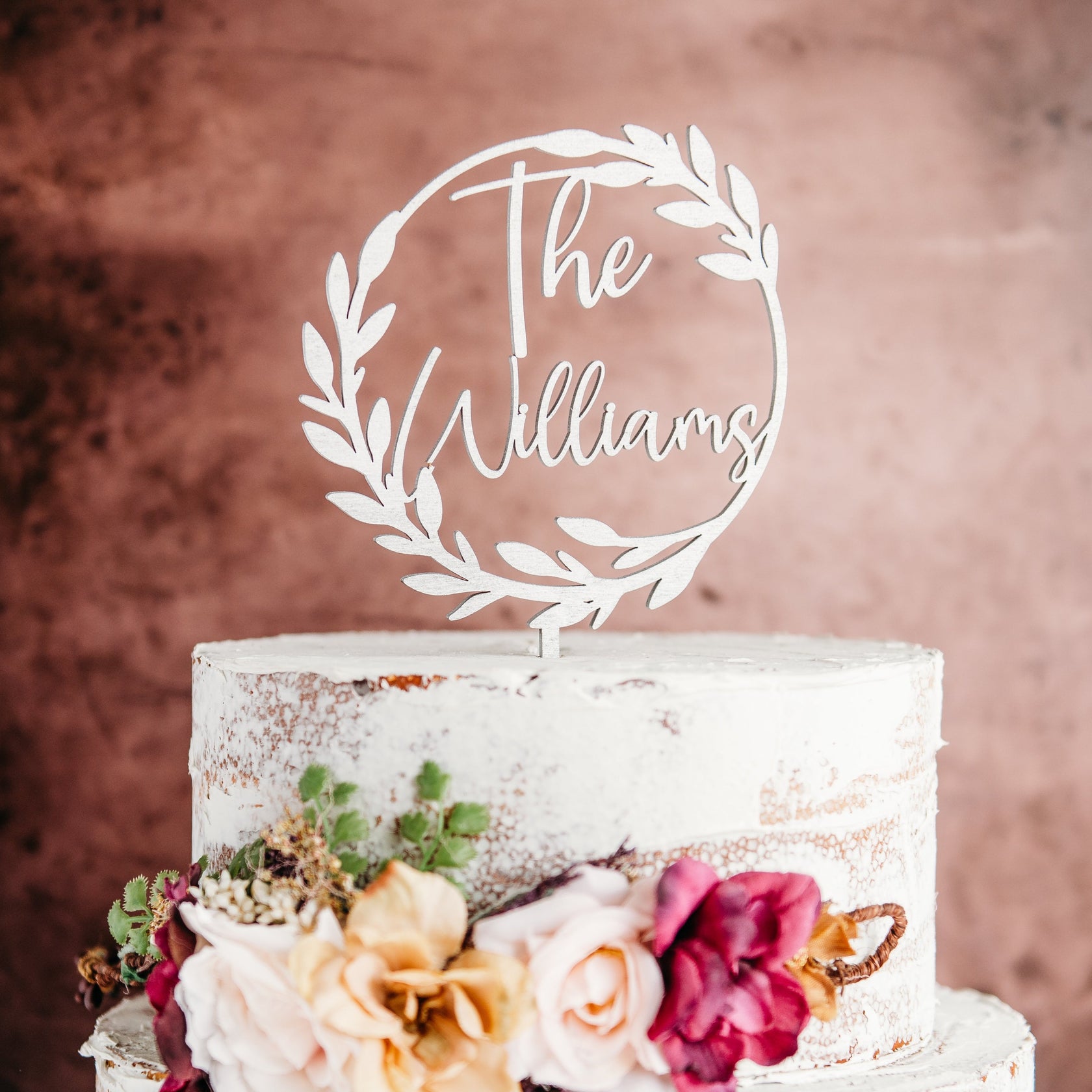 Wreath Cake Topper – K&K Arts