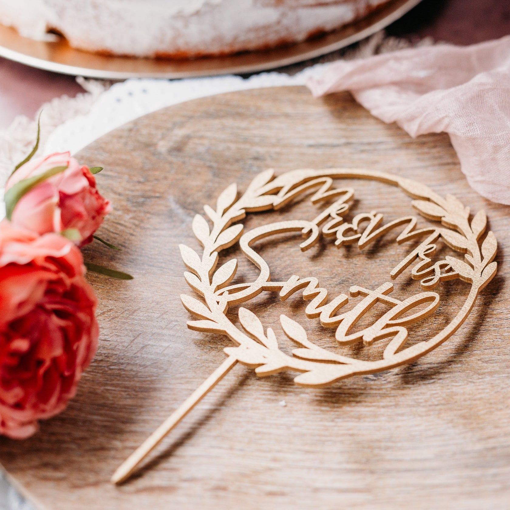 Wreath Cake Topper – K&K Arts