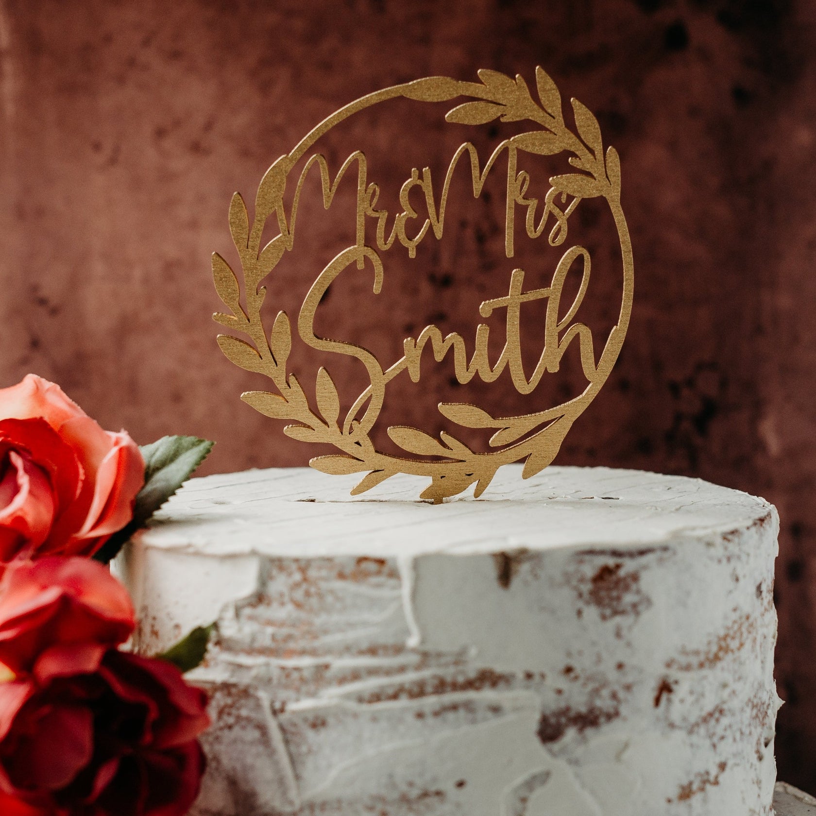 Wreath Cake Topper – K&K Arts