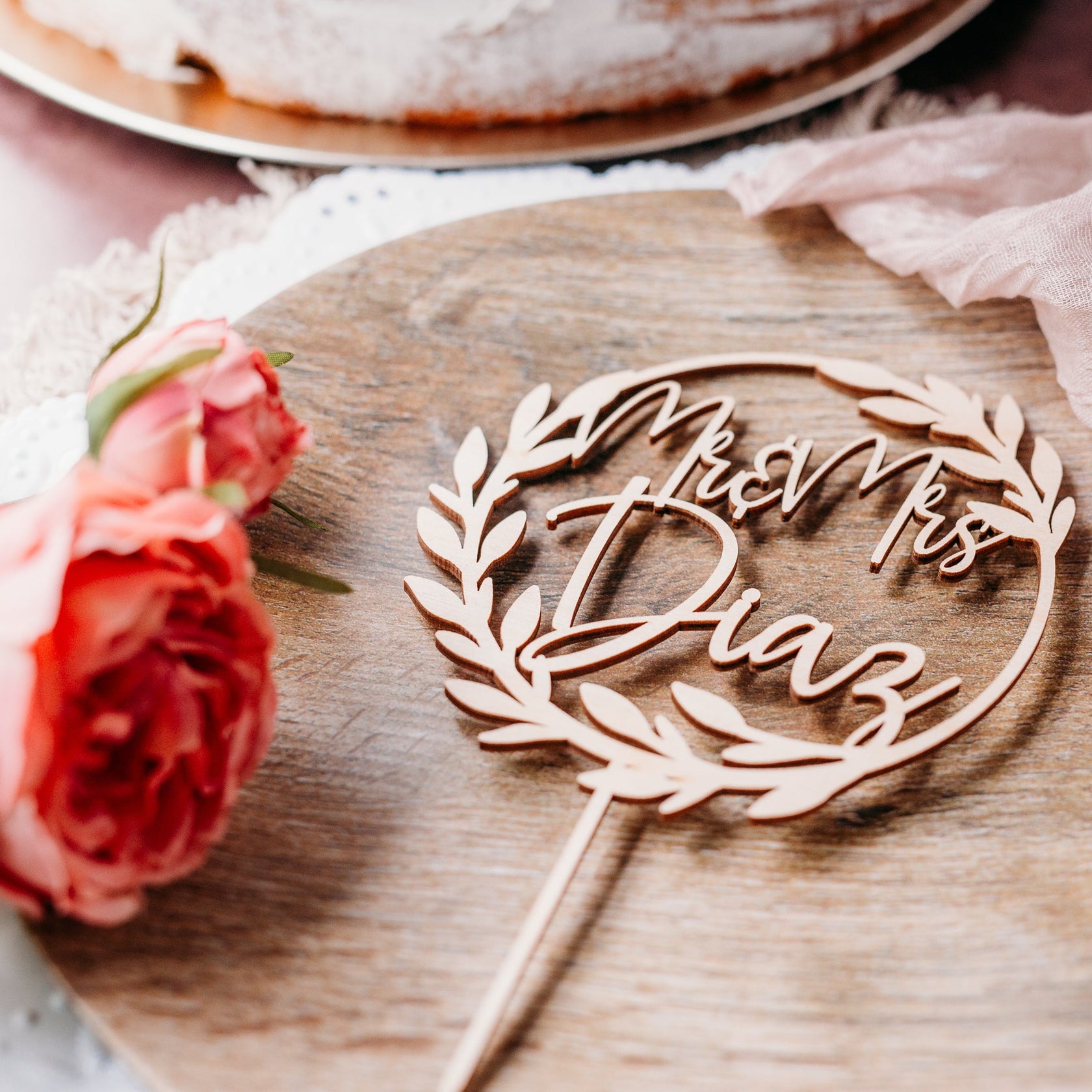 Wreath Cake Topper – K&K Arts